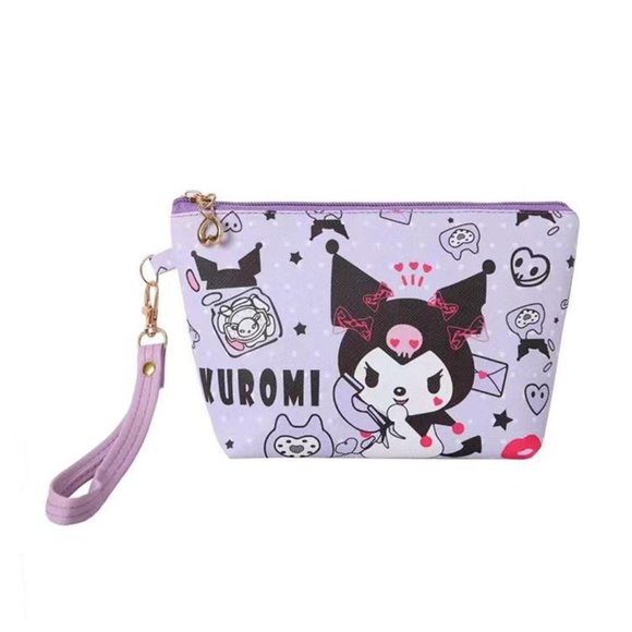 Hello Kitty | Bags | Kuromi Small Cosmetic Bag Purple Zipper Closure ...